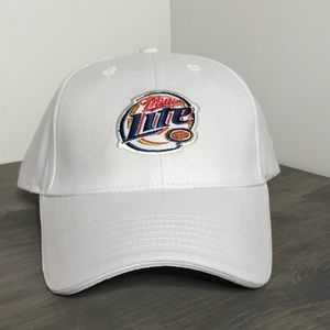 Miller Lite | Accessories | Miller Lite White Baseball Cap Hat ...